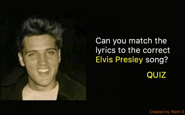 Ultimate Elvis Presley Trivia Quiz – 20 Questions – Elvis Presley