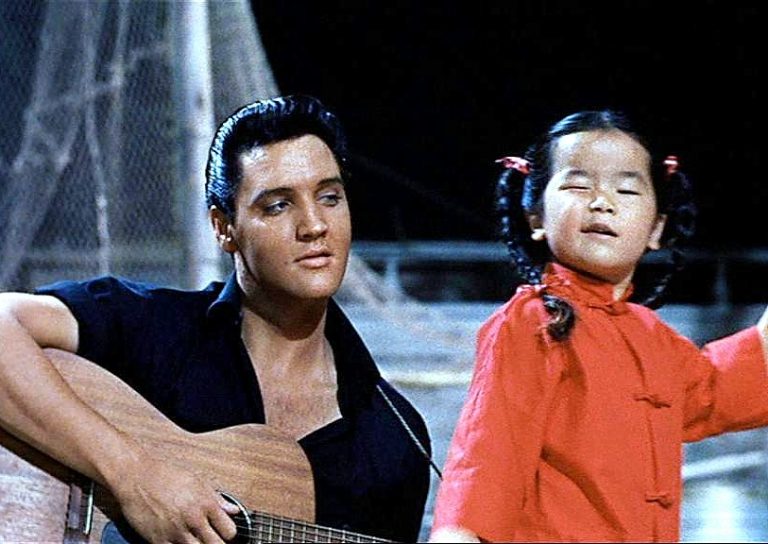 Elvis in his movie Girls Girls Girls filmed in spring 1962. Here ...