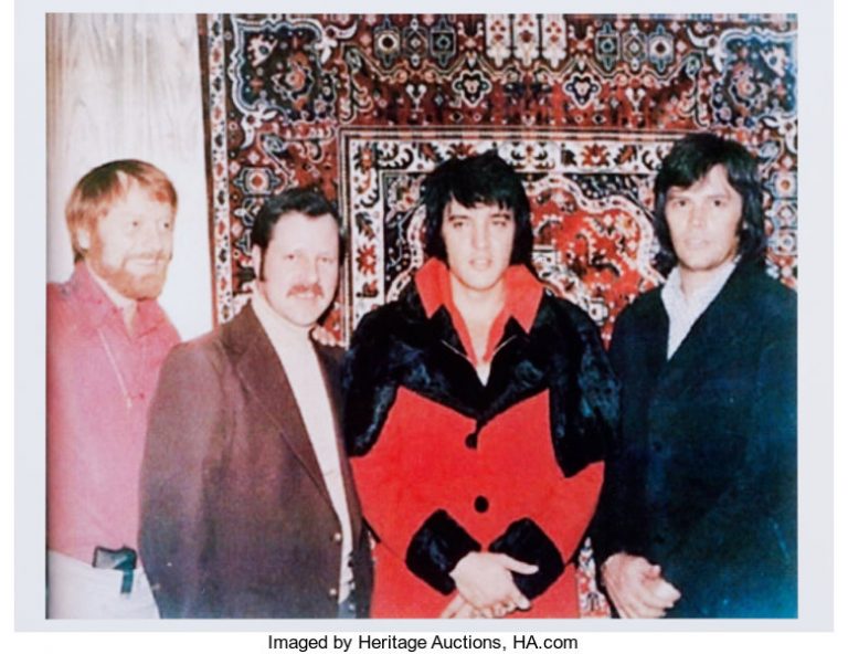 Elvis Presley Owned Full-Length Coat With Fur Trim and Cape (1970s ...