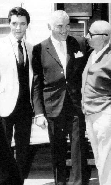 Elvis And The Actors Of The Popular Tv Series “Bonanza”. – Elvis Presley
