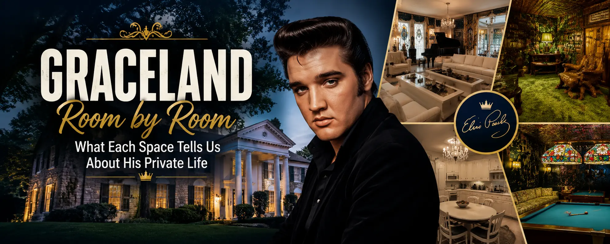 Graceland Room by Room: Elvis Presley’s Private Life Revealed - Elvis ...